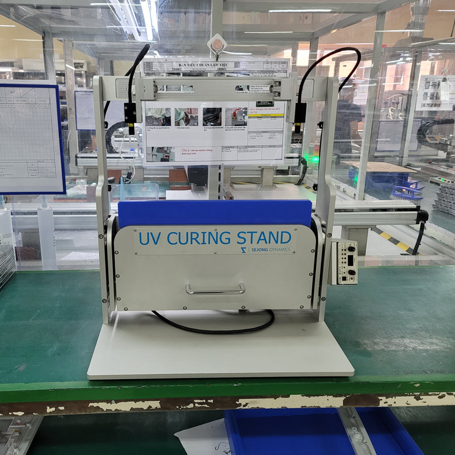 SEJONG DYNAMICS. UV CURING STAND